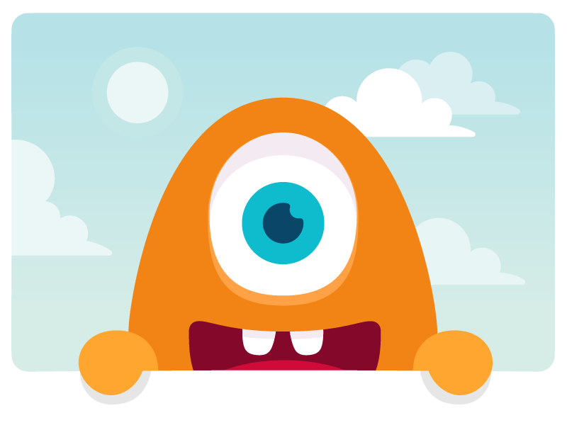 Happy monster by Happy Monster Club on Dribbble