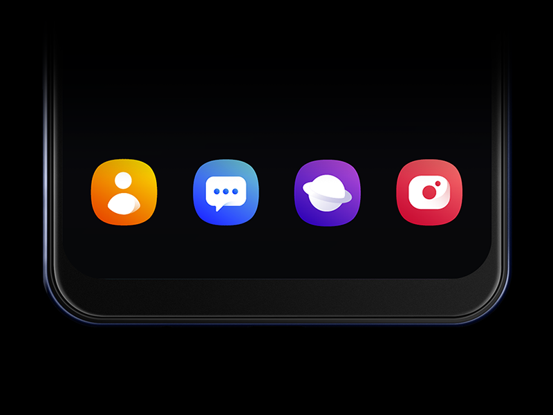 Samsung Galaxy M series icons by Bokul Borah on Dribbble