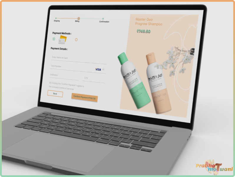 Payment Page Mockup by Prabhat_07🌟 on Dribbble