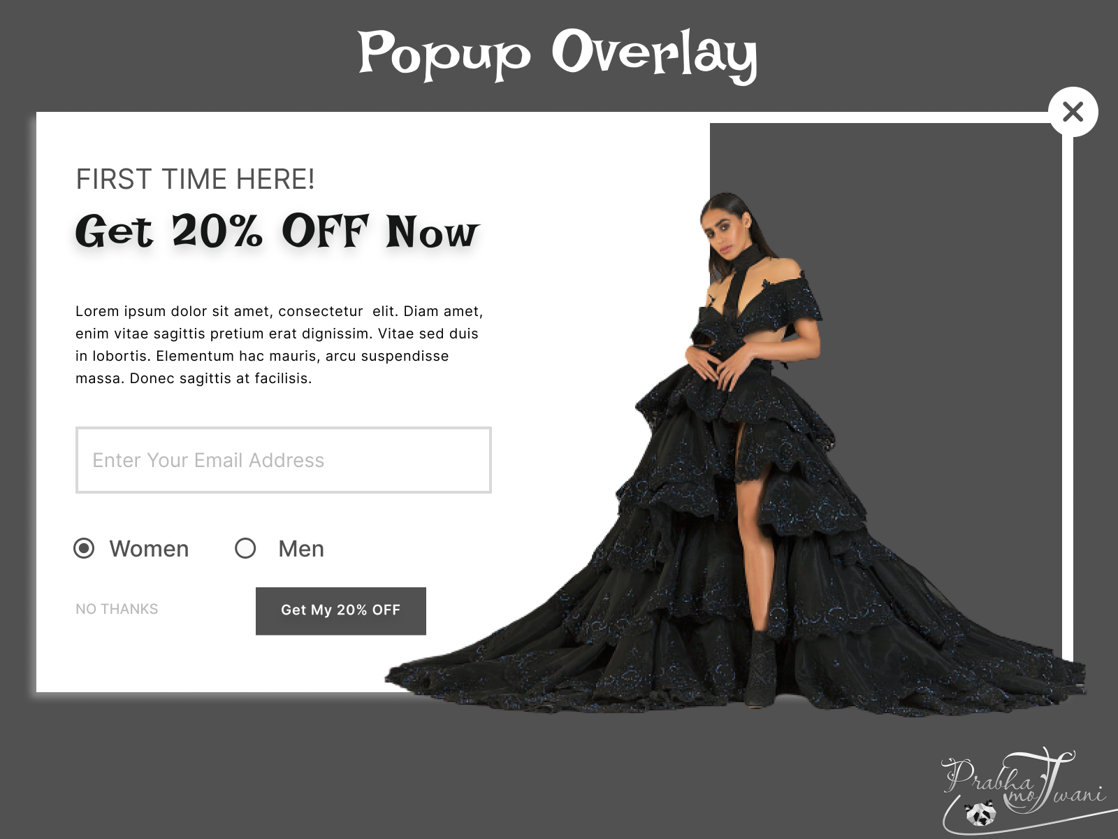 Popup Overlay-DailyUI_016 by Prabhat_07🌟 on Dribbble