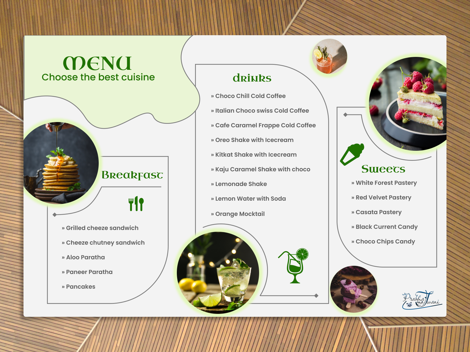 Food/Drink Menu- DailyUI_043 by Prabhat_07🌟 on Dribbble