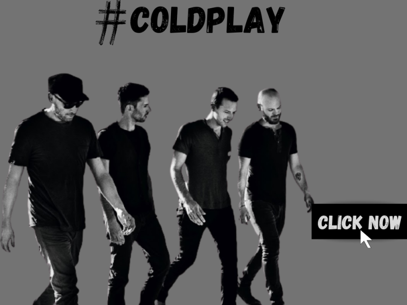Ad design for a concert of coldplay. by Vishruti Pandey on Dribbble