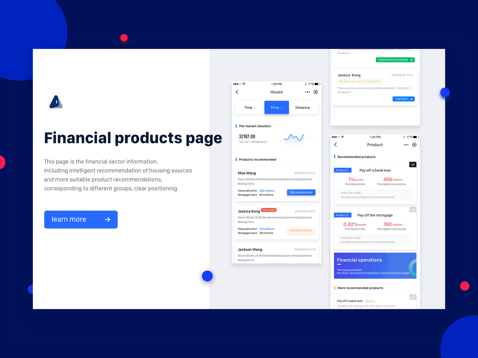 Page by stein on Dribbble