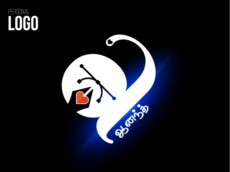 My Personal Logo by Anantha Krishnan on Dribbble