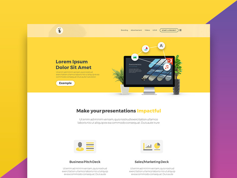 Pitch Deck UI Design by Shiva Chauhan on Dribbble