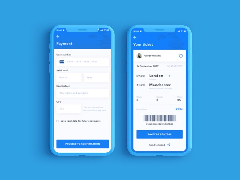 Book Ticket & Payment by Shashi Kant Kaundanyaa on Dribbble