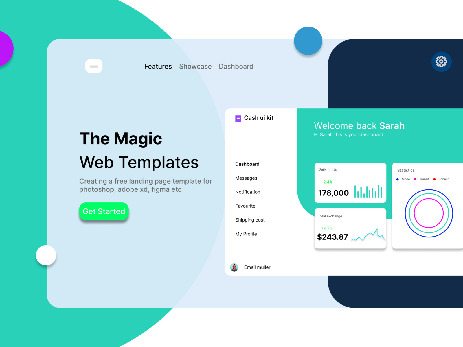 Landing page design by Praise Gabriel on Dribbble