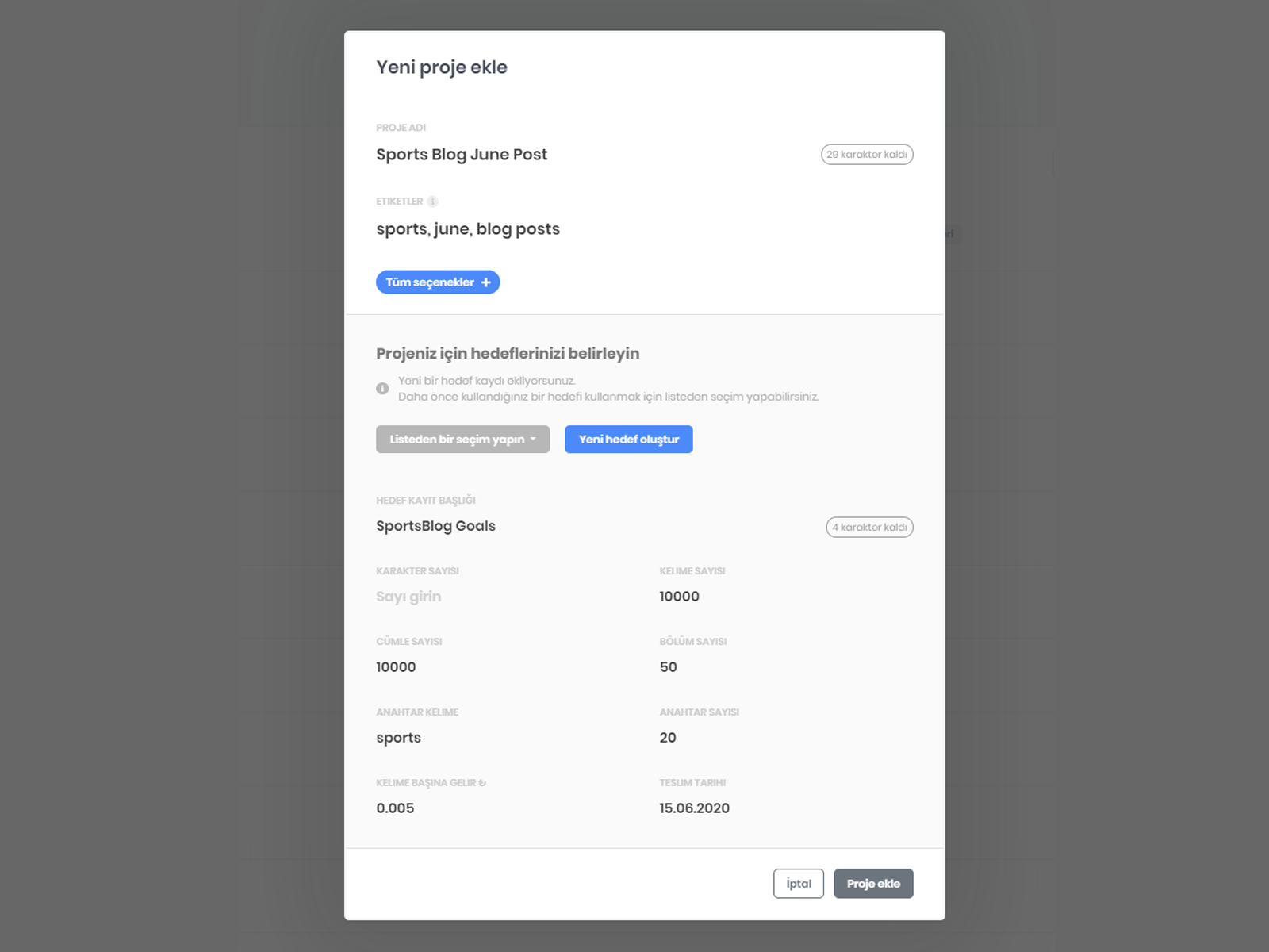 Project Modal Box by Emre SALUM on Dribbble