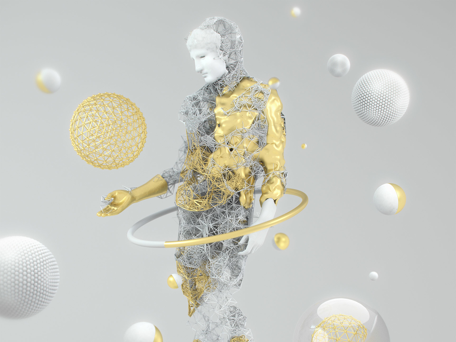 awareness inside matter by Rafał Droździk on Dribbble