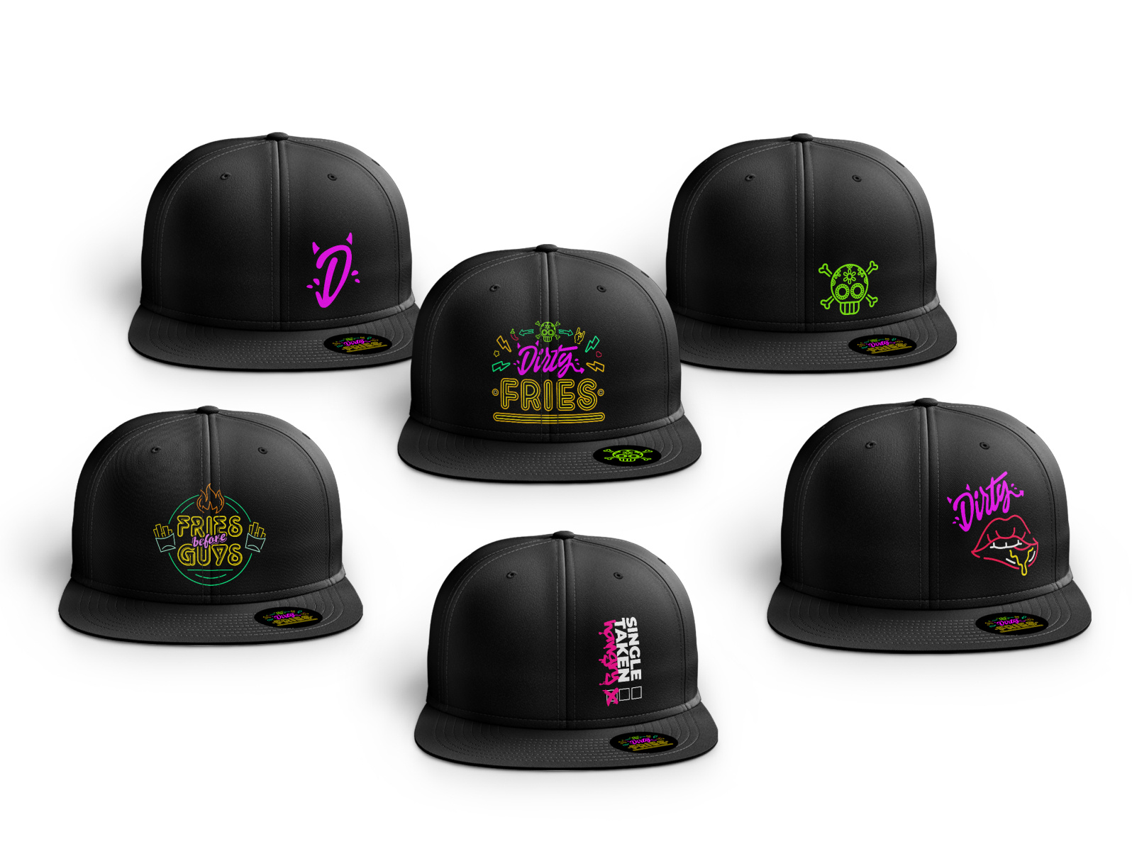 Snapback cap design by Rens Willemsen on Dribbble