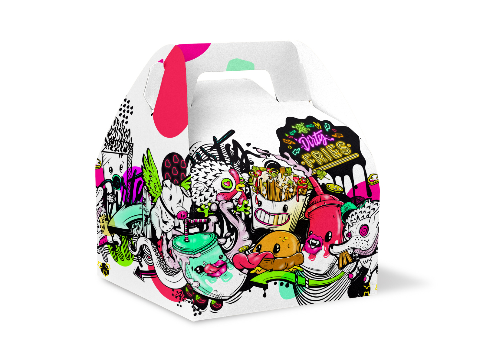 Award winning package design - Dirty Fries by Rens Willemsen on Dribbble