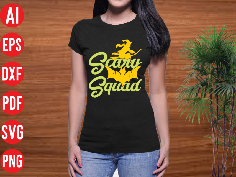 Scary squad SVG design by Creativedesign18 on Dribbble