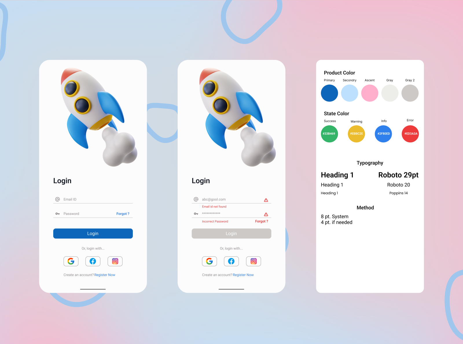 Login Screen by Saurabh Sharma on Dribbble