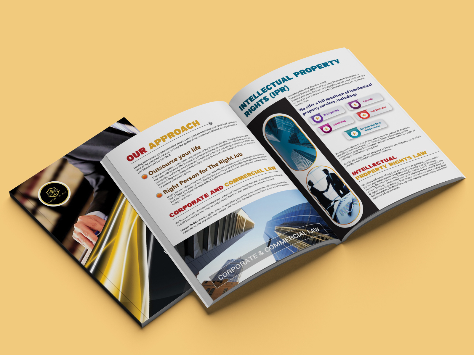 Law Firm Brochure Design by Imran Hossain on Dribbble