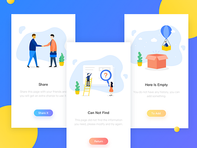 Some page illustration by liuc on Dribbble