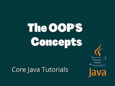 Object Oriented Programming (OOPS) by Priya Maurya on Dribbble