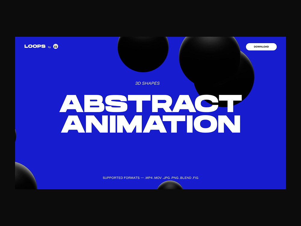 3d abstract animation by anton mishin on Dribbble