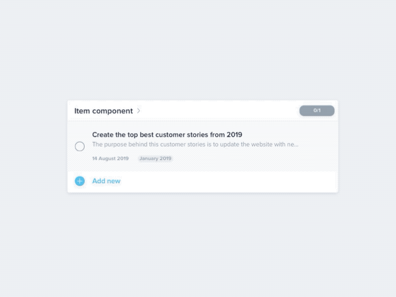 Cancel task UI by Felix Molonfalean on Dribbble