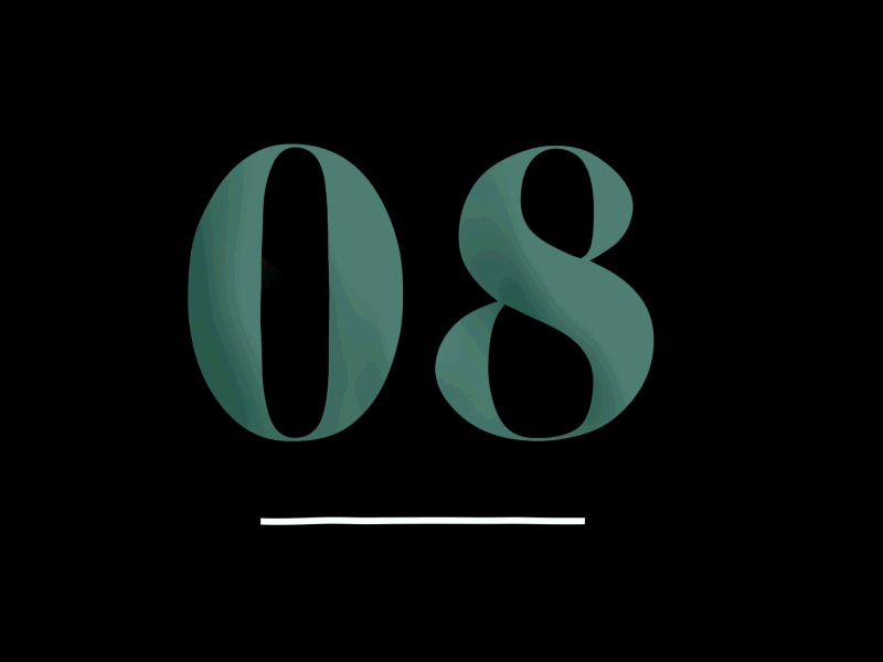 Number eight by Gianmichele on Dribbble