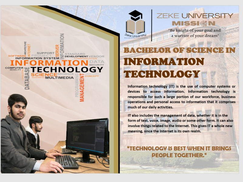 G.Activity #1 - Letter Size Brochure (Information Technology) by John ...