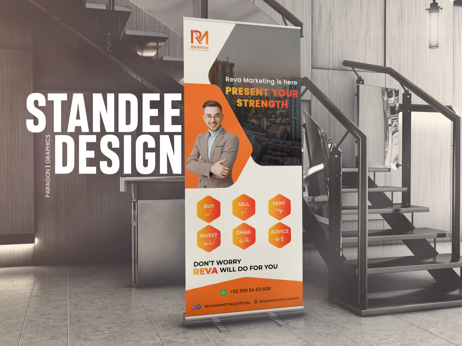 Standee Design by Paragon Graphics on Dribbble