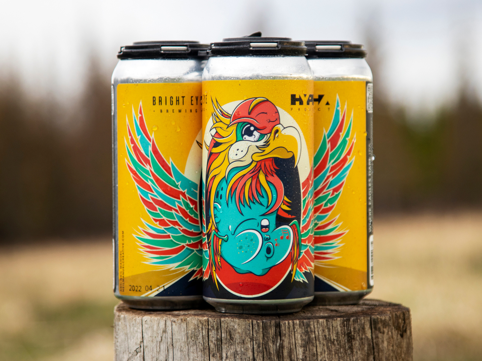 Hypha Project | Illustration & Label Design by Neil Manuel on Dribbble