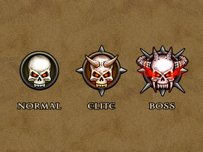 Enemy Difficulty Icons by Ivan Sanford - Dribbble