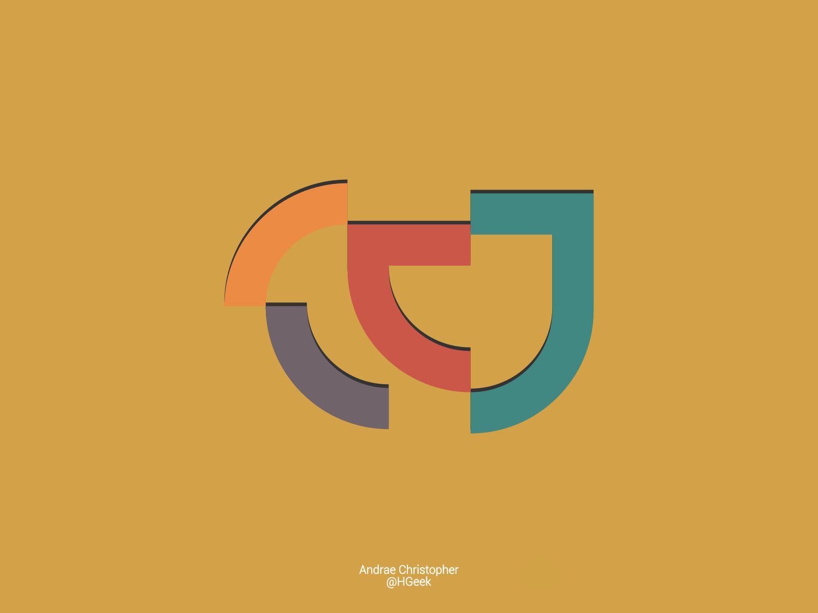 Flat Modern Geometric Logo Design By Andrae Christopher On Dribbble flat-modern-geometric-logo-design-by-andrae-christopher-on-dribbble