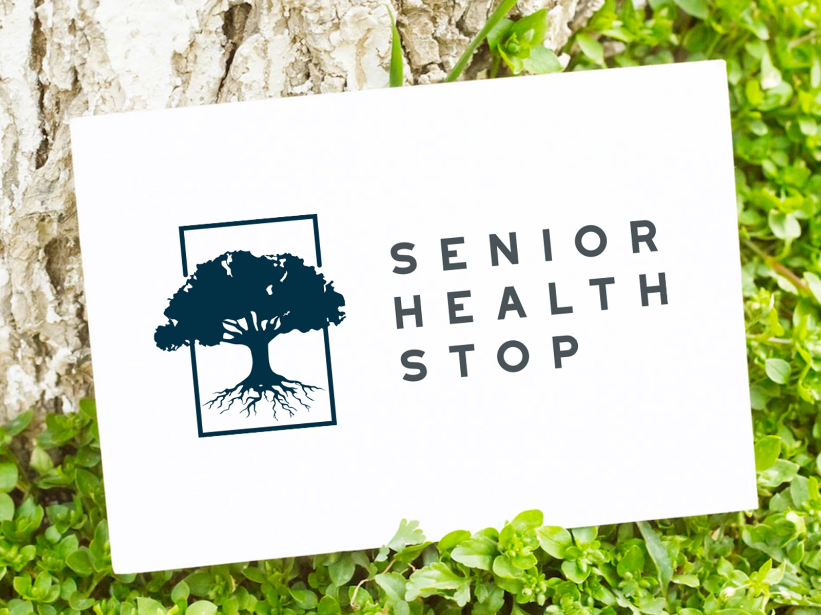 Logo Design of Senior Health Stop by Kishan Harchandani on Dribbble
