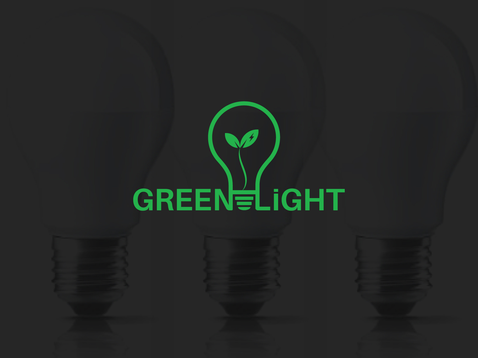GREEN LIGHT ELECTRONIC LOGO DESIGN by khokan24 on Dribbble