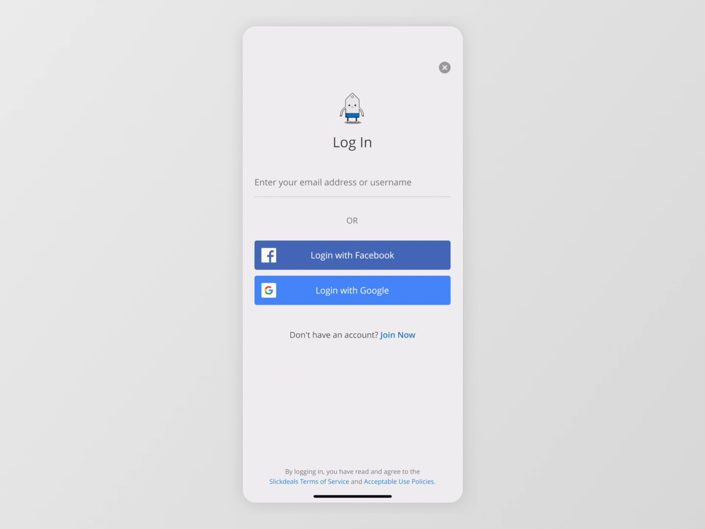 Slickdeals iOS Magic Link Login by Wes Mason on Dribbble
