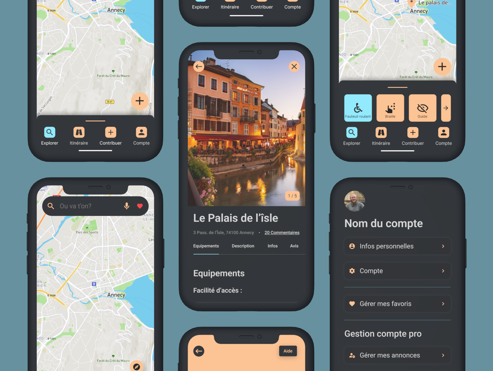 Gps for people with disabilities by Mathieu Radjouki on Dribbble