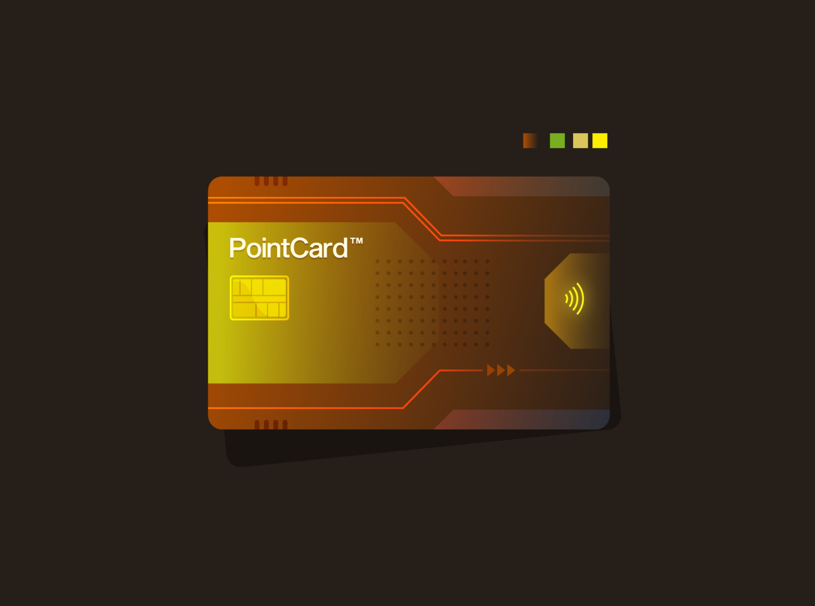 Bronze Point card by Pandurang chari on Dribbble