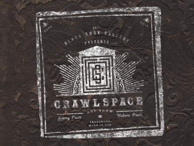 Crawlspace Art Show Logo by Jeremy Pruitt on Dribbble