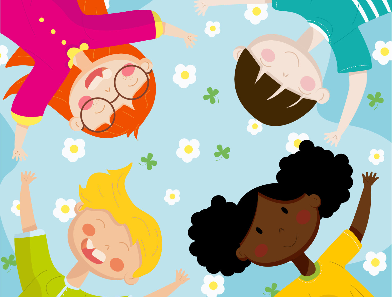 happy children by Ekaterina on Dribbble