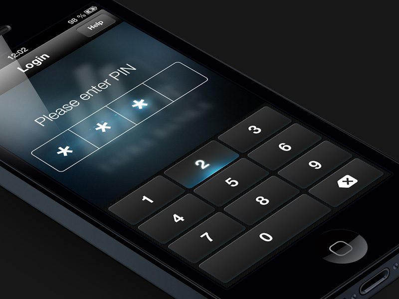 Enter PIN by Samuel Bednar on Dribbble