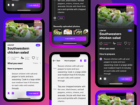 Healthy Salad DIY App by Abinash Mohanty | Dribbble | Dribbble