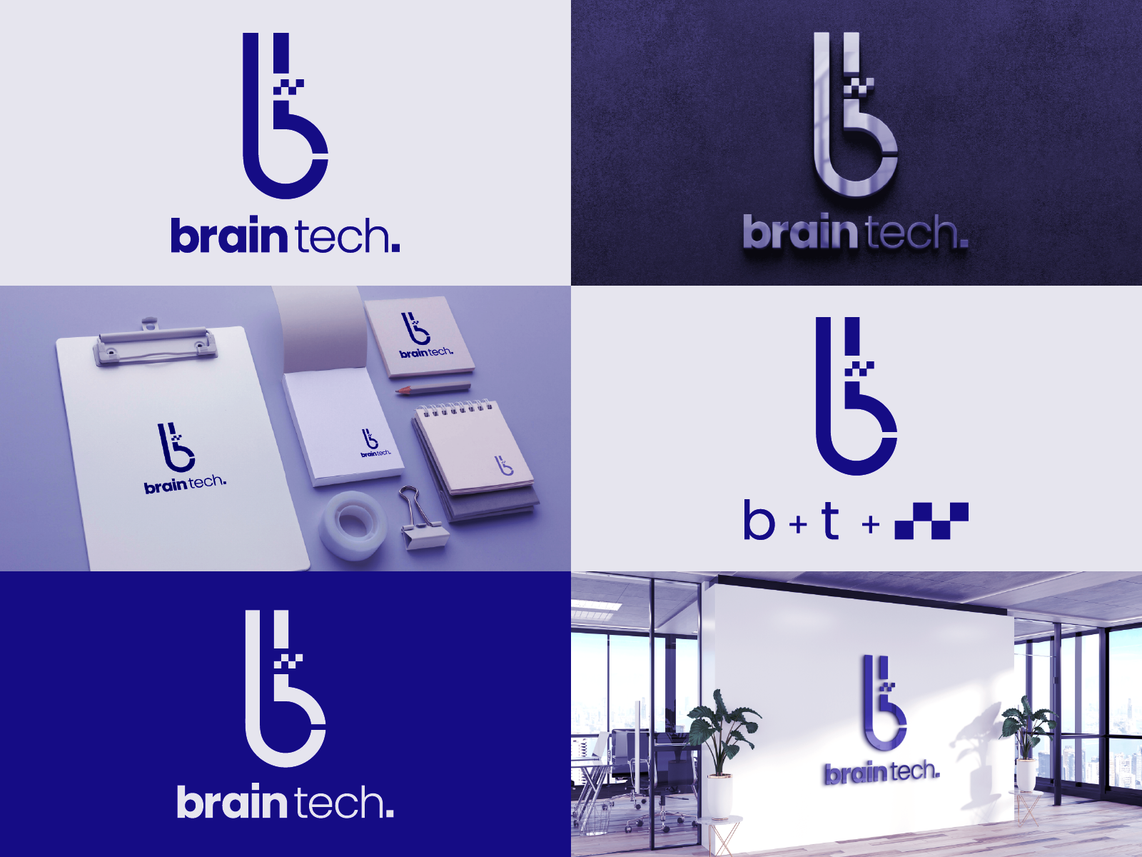 Brain tech by Shahrukh on Dribbble