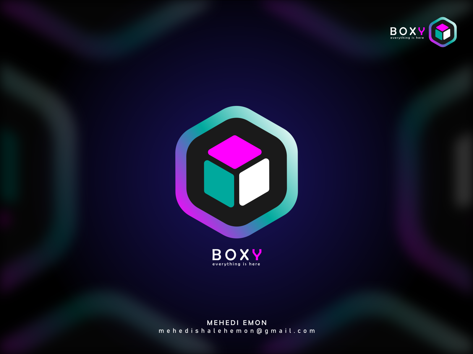 #BOXY by Shaleh Emon on Dribbble