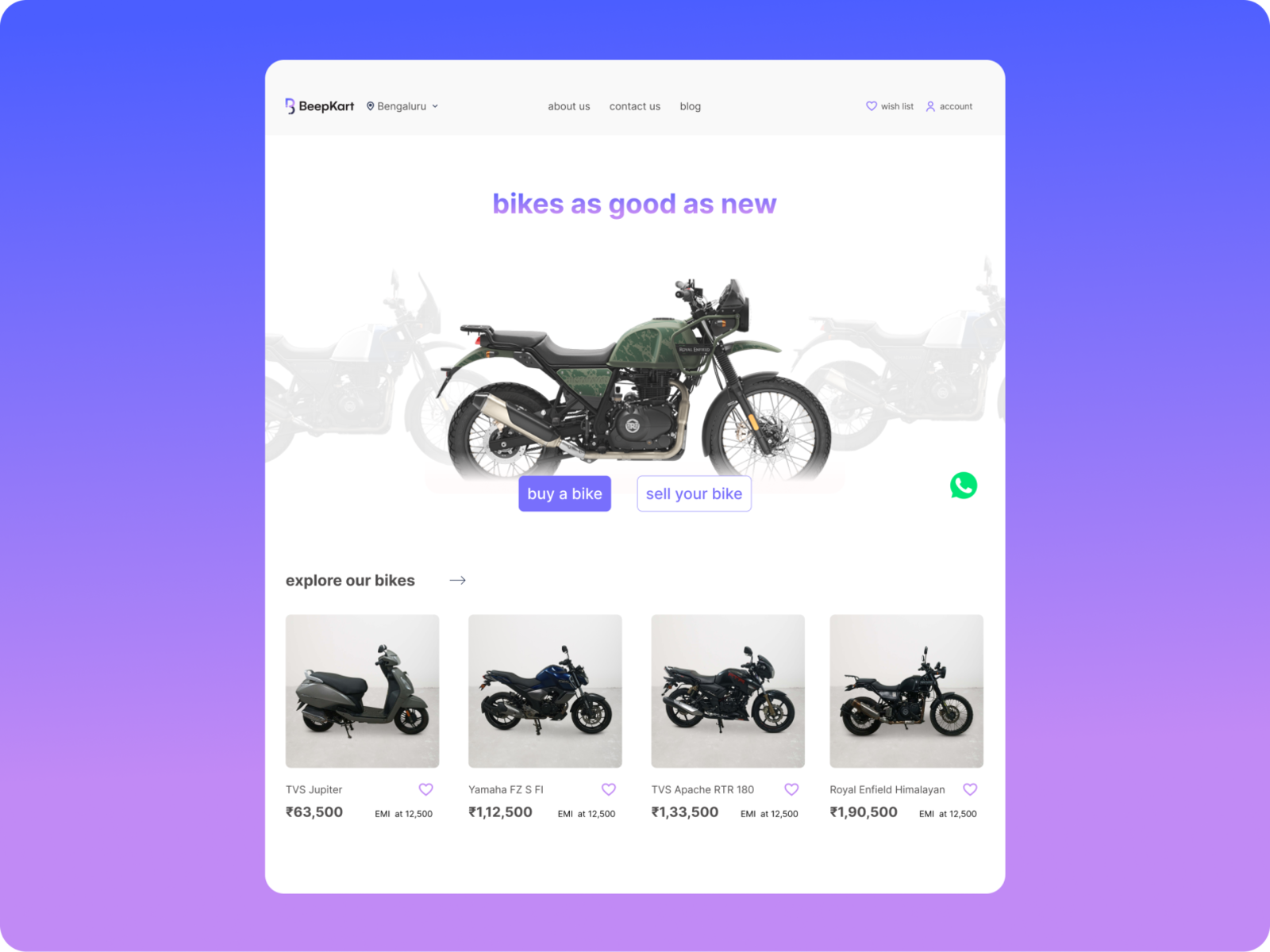 Dribbble - BeepKart.png by Prashant Singh