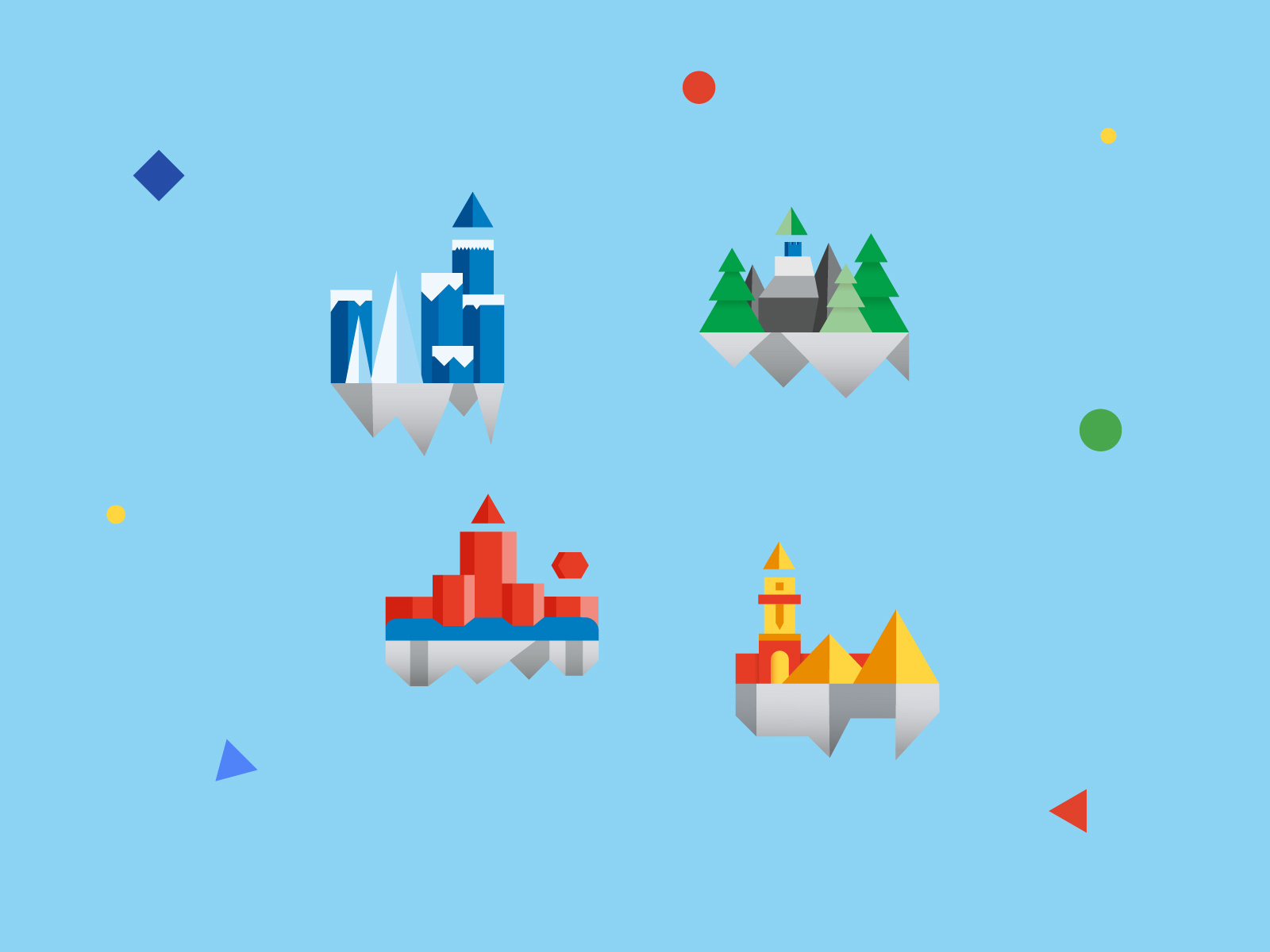 Google Interland by Chiara Morra on Dribbble