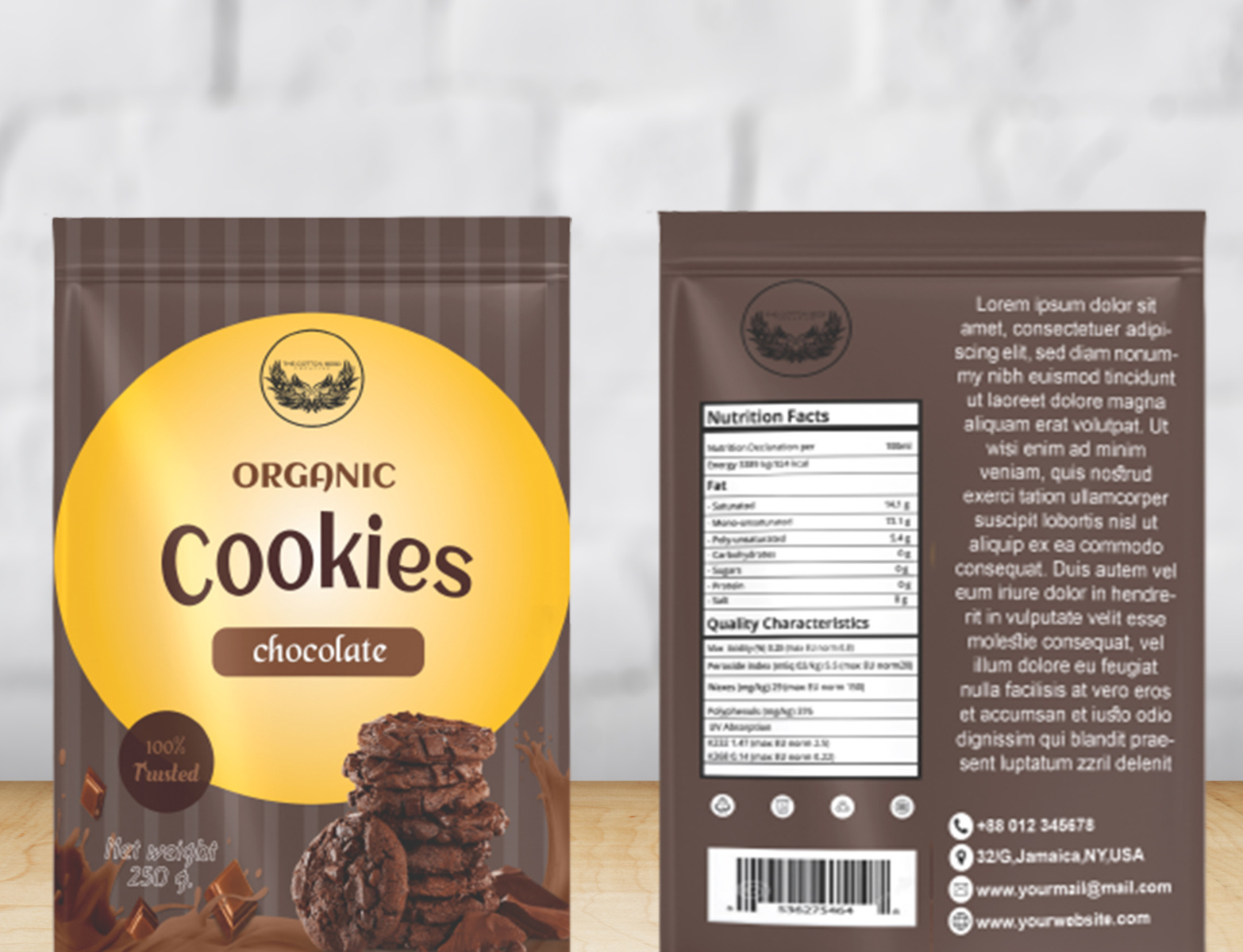 Cookies Packaging design by Shabnam Mustary on Dribbble