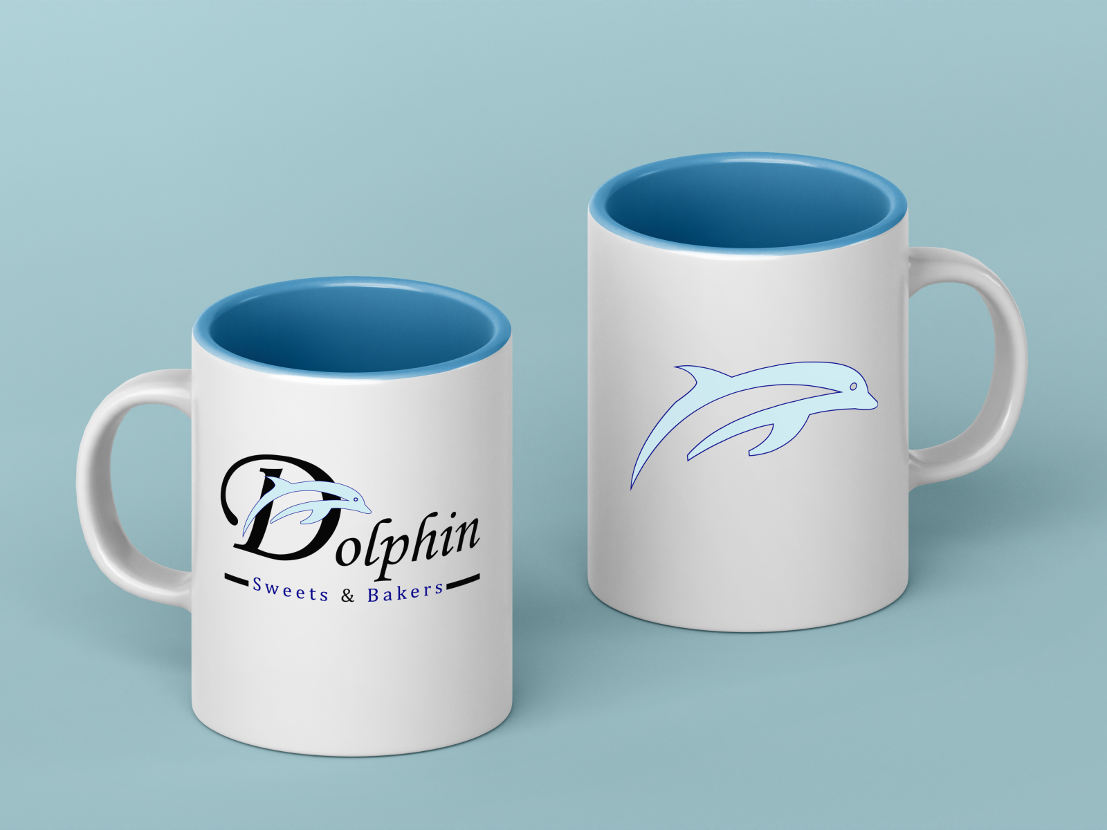 Dolphin_mug by remote on Dribbble