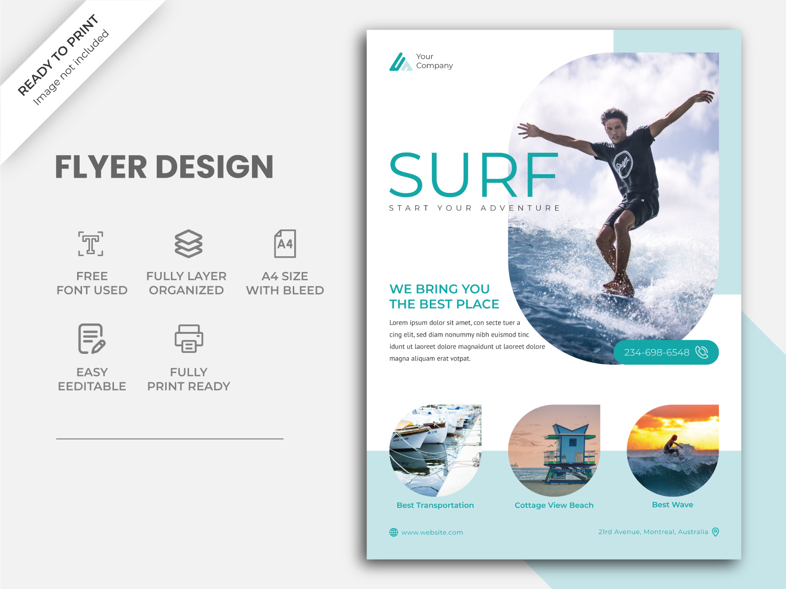 Travel Flyer Design Template by Rakib Khan on Dribbble