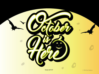 October is Here by Cheri Hierbaum on Dribbble