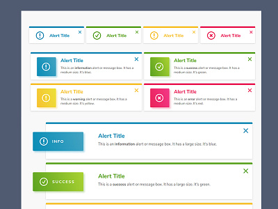 Alert or Message Box by Michael Alves on Dribbble