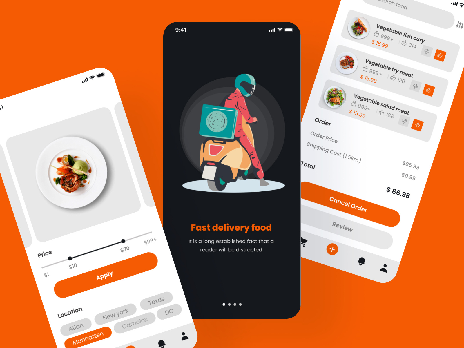 Restaurant Mobile App Design by Alamgir Hossain on Dribbble
