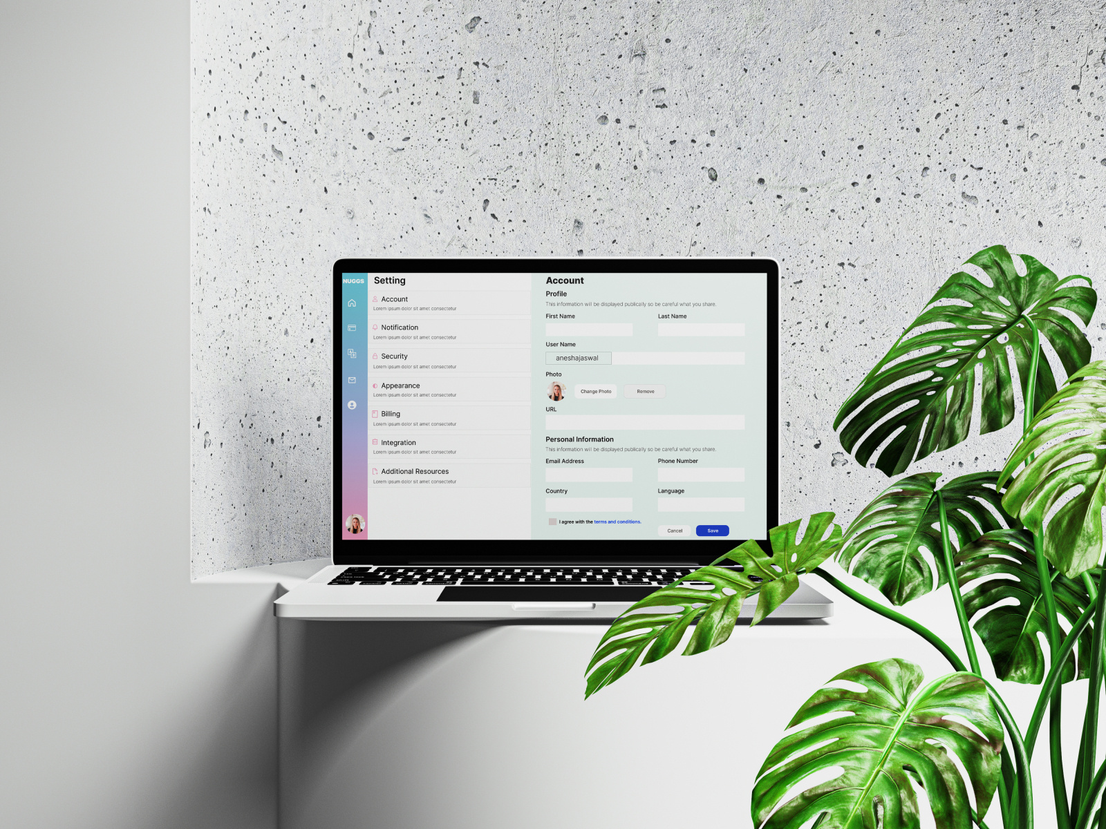 Day 007 setting design by Amina ashraf on Dribbble