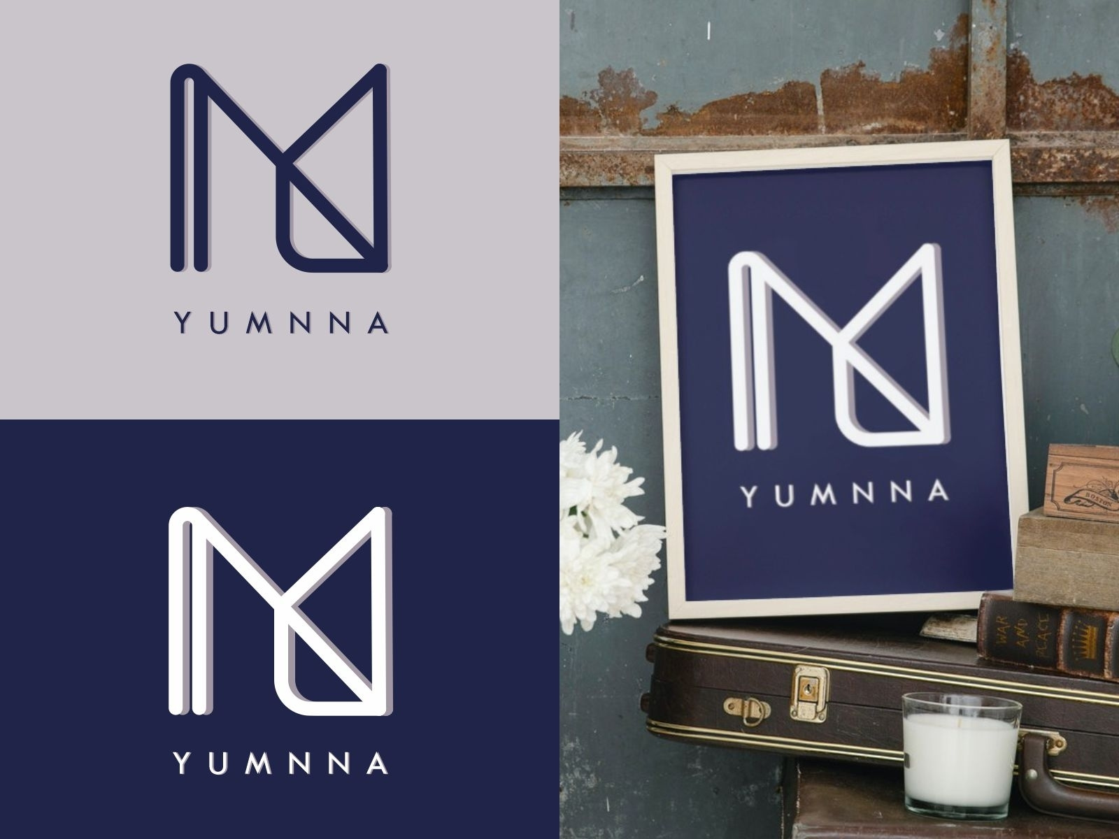 Logo Type Yumna by Dhemen Studio on Dribbble