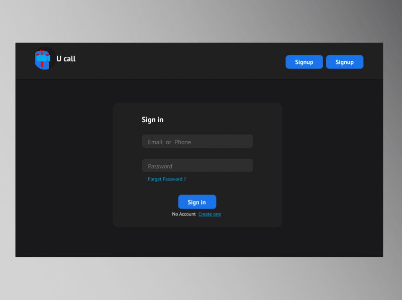 Sign in form (Responsive design) by Prabakaran R M on Dribbble